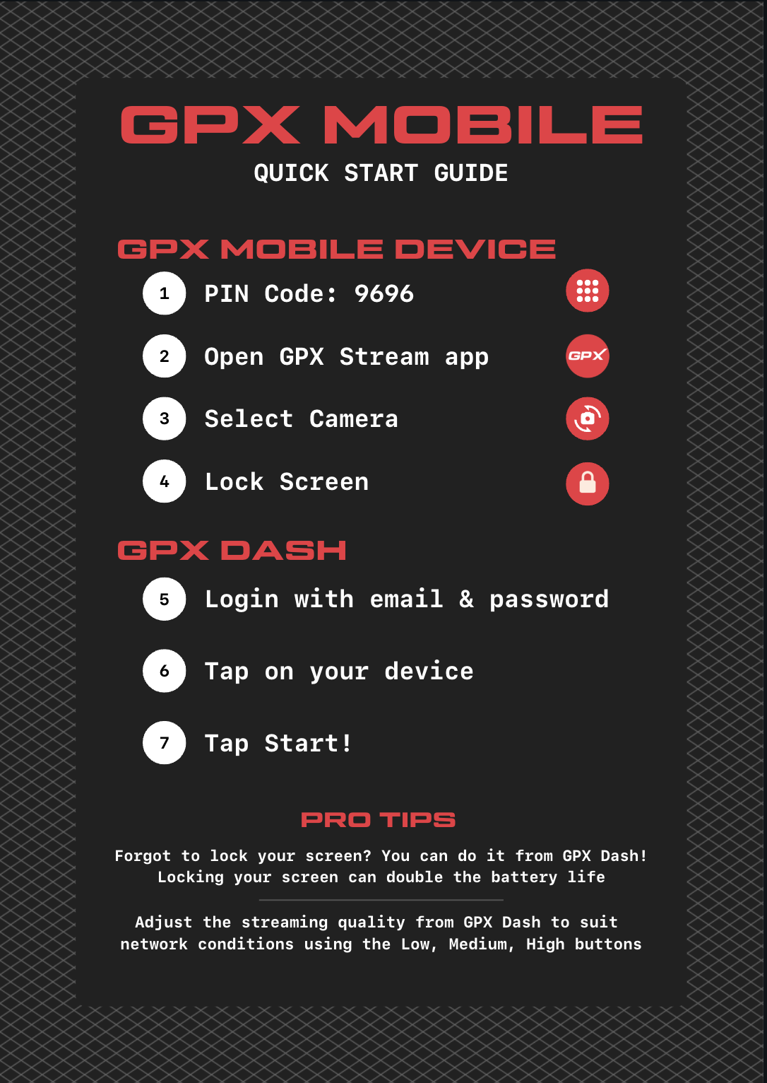Quick Start Guide – GPXSTREAM